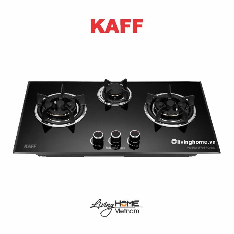 Bếp gas âm Kaff KF-690 NEW sang trọng hiện đại 2026