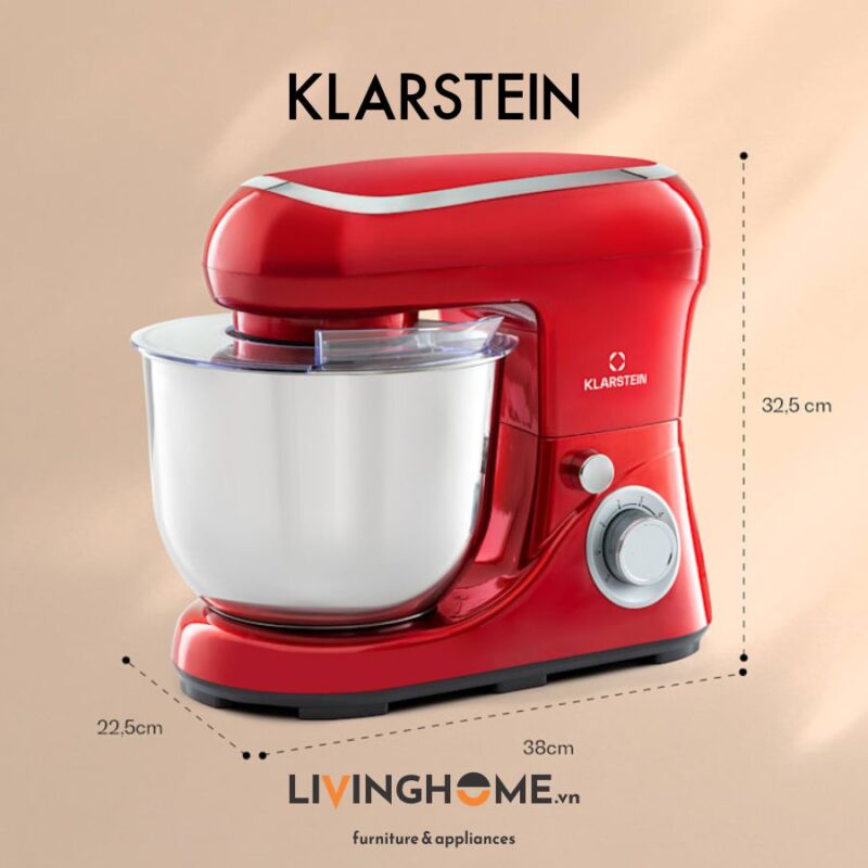 Máy trộn thực phẩm Klarstein KL-BELLA PICO 2G thiết kế nhỏ gọn với dung ...